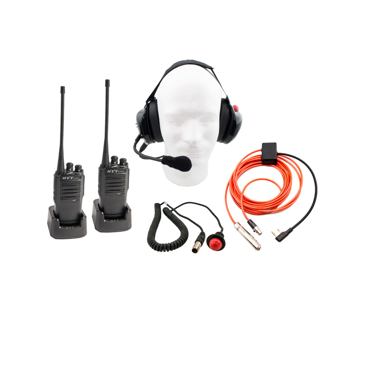 RaceCom Analog Radio Hytera TC508 Radio Complete Kit
