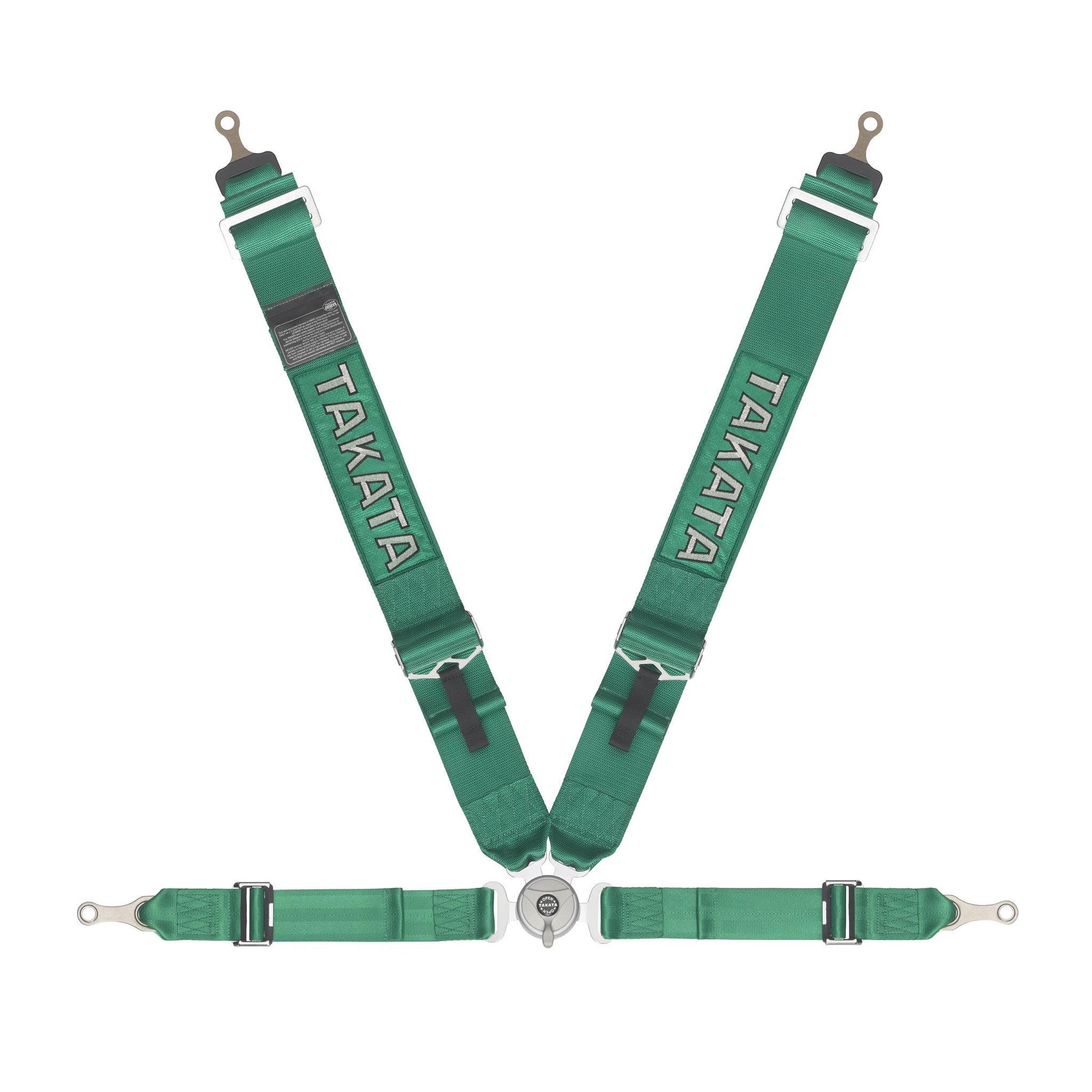 TAKATA Race4 ASM 3in Shoulder-2in Lap Belt-Pull-up Lap Adjuster- Bolt-