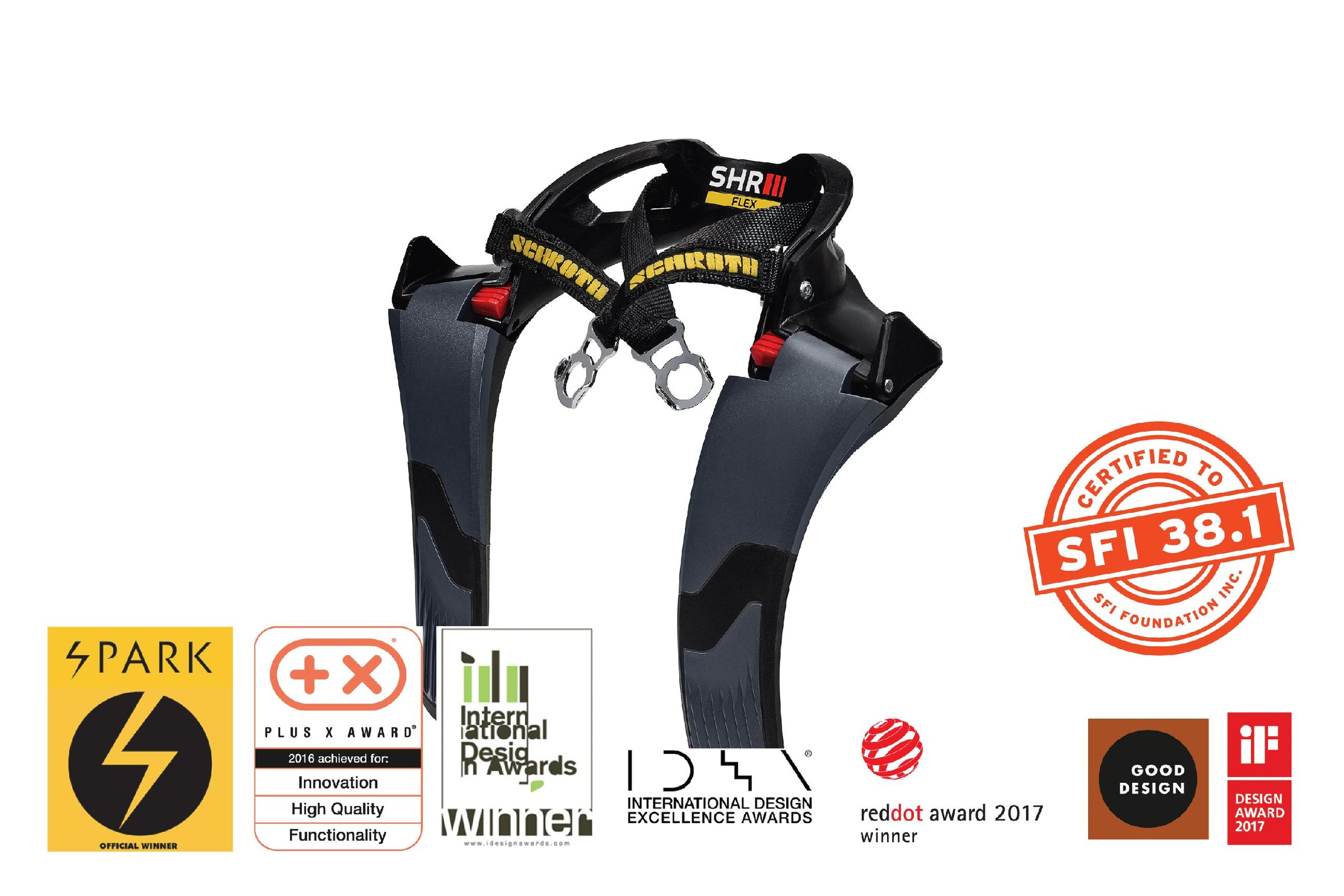 Schroth SHR Flex (Without Pads) SFI 38.1 Includes Helmet Posts